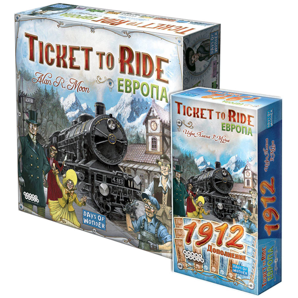Набор игр 'Ticket to Ride: Европа + дополнение Европа: 1912'